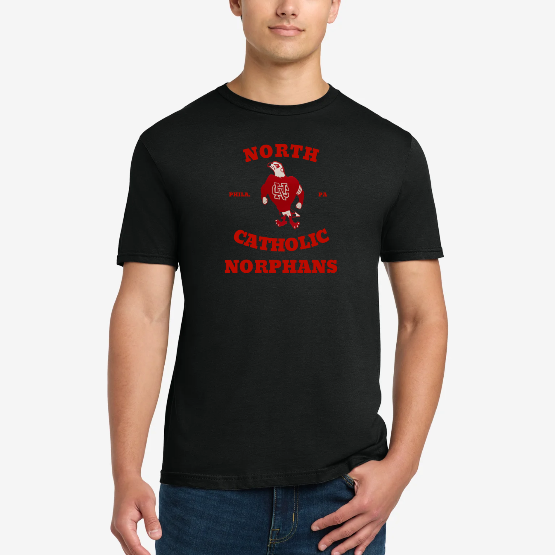 North catholic " NORPHANS " T-Shirt – Miller Merch